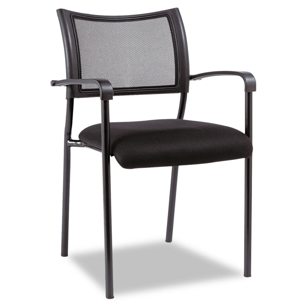 Alera Eikon Series Stacking Mesh Guest Chair, 20.86" x 24.01" x 33.07 ...