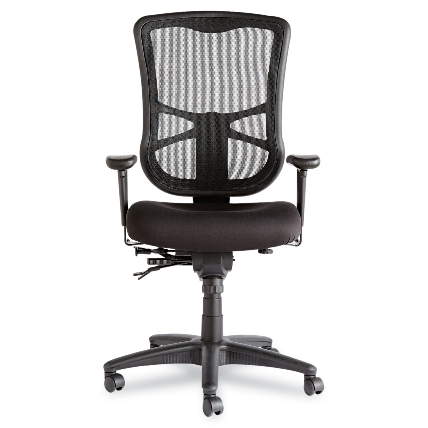 Alera Elusion Series Mesh High-Back Multifunction Chair, Supports Up t ...