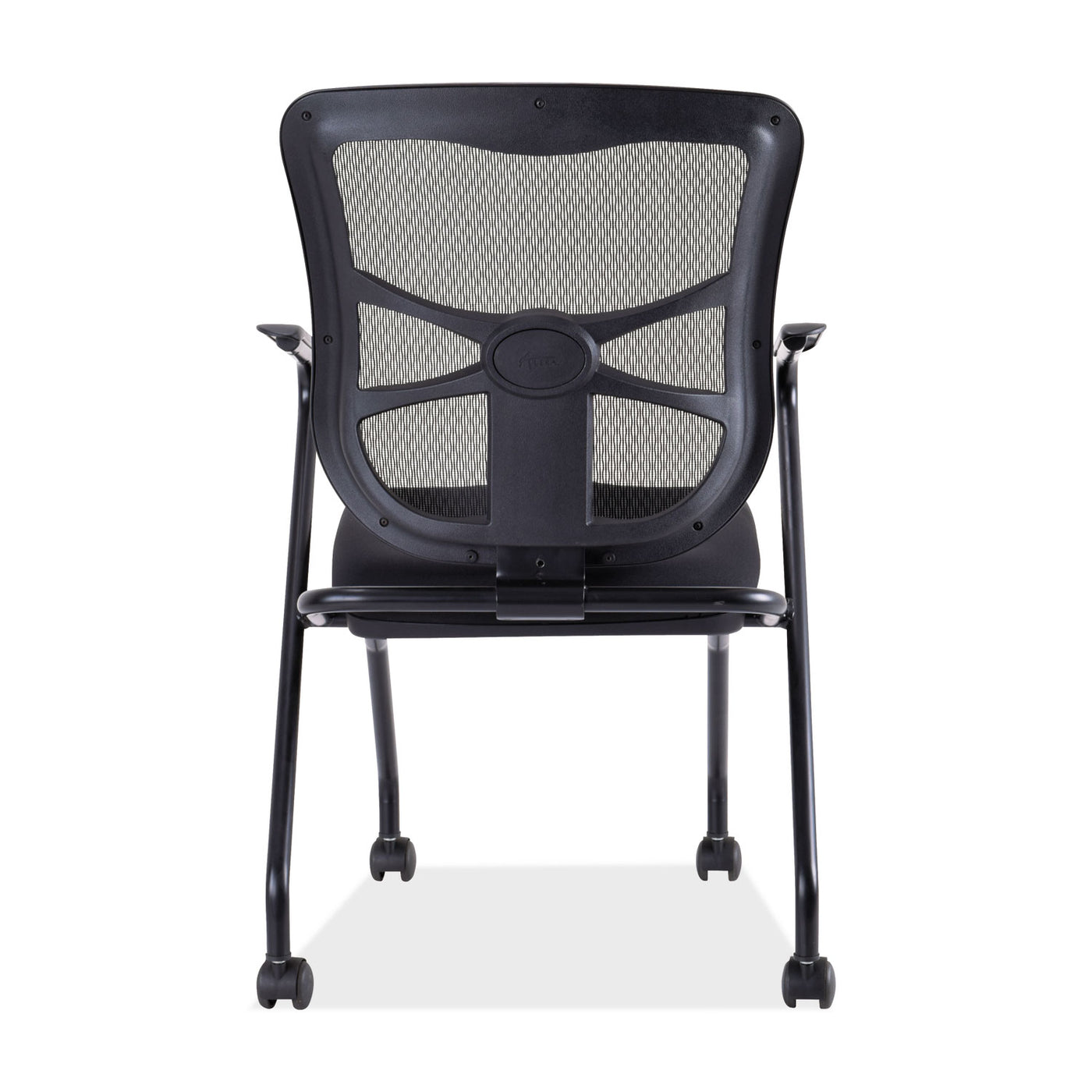 Alera Elusion Mesh Nesting Chairs with Padded Arms, Supports Up to 275 ...
