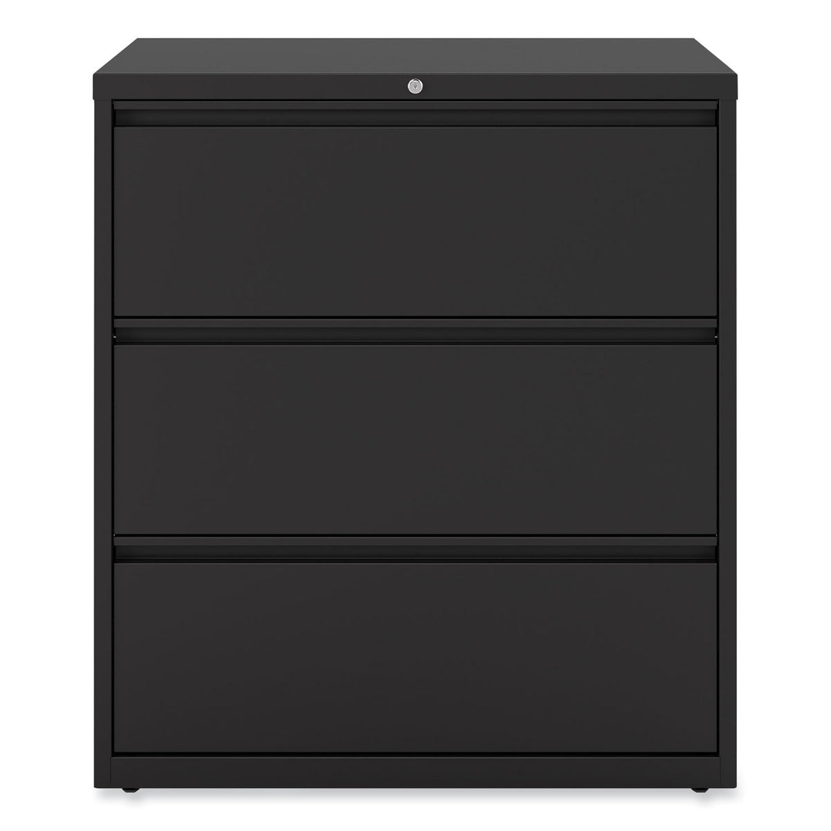 Lateral File, 3 Legal/Letter/A4/A5-Size File Drawers, Black, 36" x 18 ...